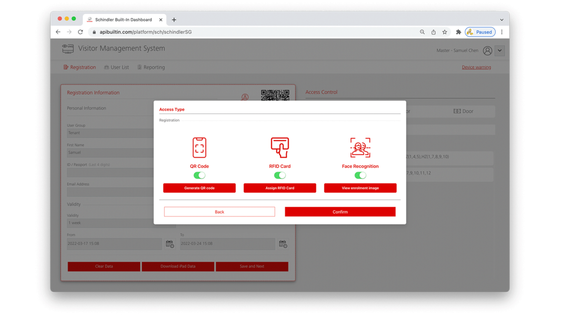 BuilT-In Visitor Management System | Jardine Schindler Group